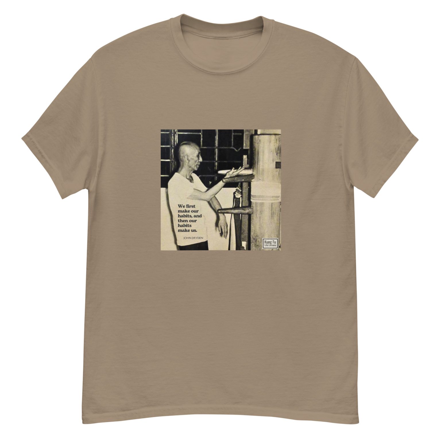 Yip Man Wing Chun T-Shirt w/ Habits Quote - The Dragon Institute